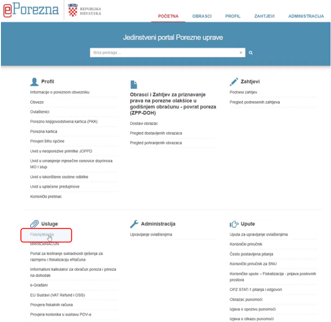 e-racuni.hr - Upute za uporabu