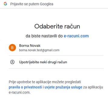 e-racuni.hr - Upute za uporabu